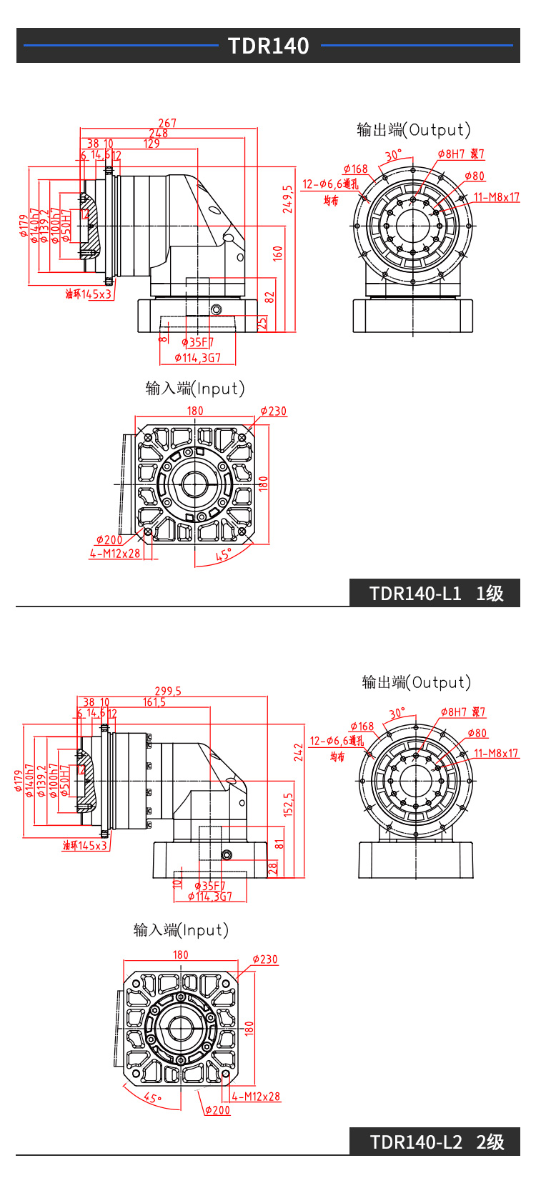 TDR系列高精密斜齿盘式行星减速机_POROVIN普洛威_广东川铭精工