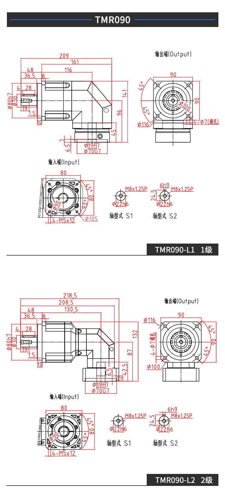 TMR系列高精密斜齿转角行星齿轮减速机_POROVIN普洛威_广东川铭精工