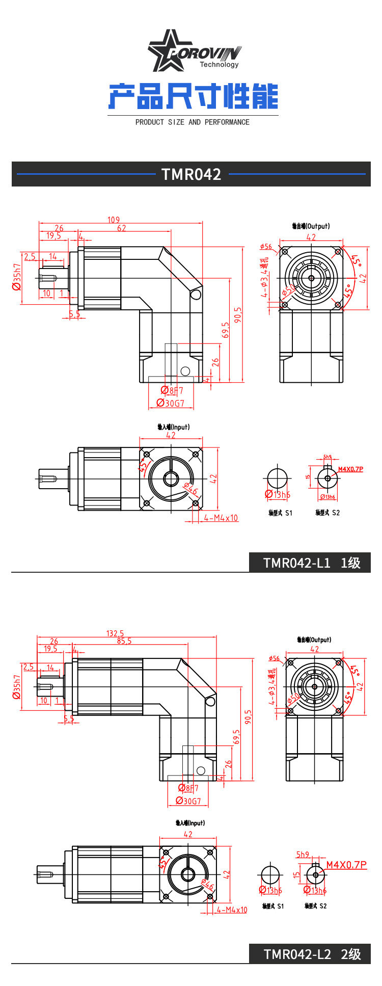 TMR系列高精密斜齿转角行星齿轮减速机_POROVIN普洛威_广东川铭精工